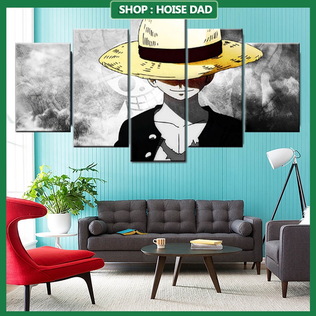 Luffy Animation Poster Cartoon Luffy Living Room Bedroom Decoration ...