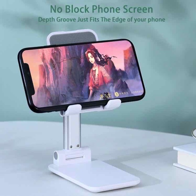 Universal Phone Stand Foldable Desk Phone Holder Telescopic Adjustable ...