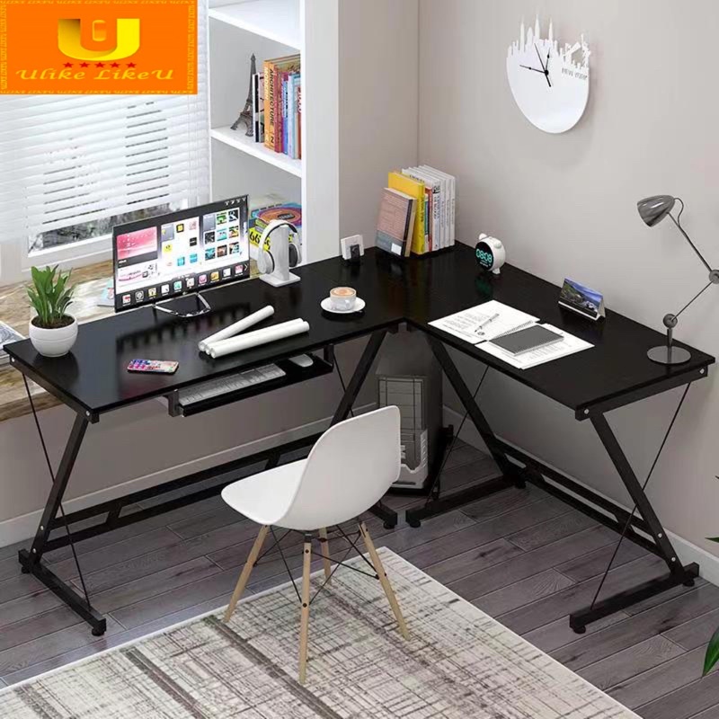 L-Shaped Corner Desk Computer Gaming Desk PC Table Study table Home ...