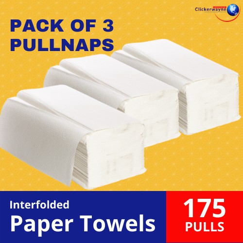 Pack Of 3 - Pullnaps Interfolded Paper Towels - 175 Pulls | Shopee ...