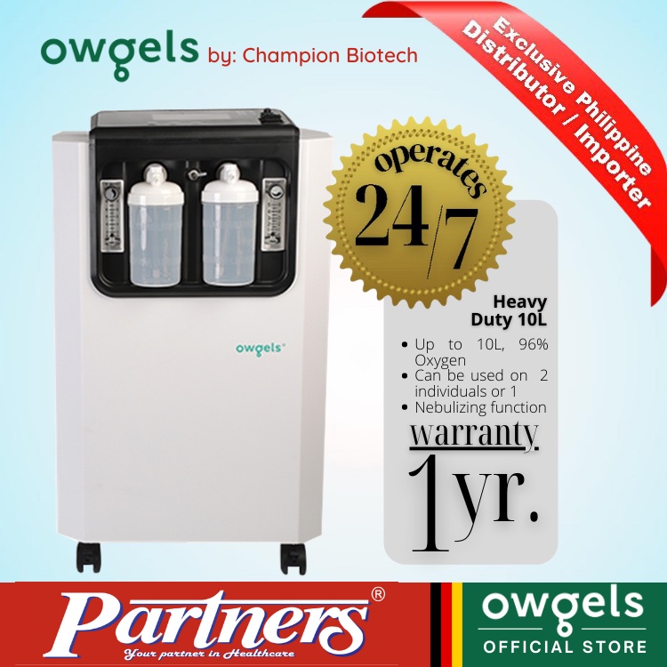 Owgels Oxygen Concentrator 10L Medical Grade (OZ-5-01GWO) | Shopee ...
