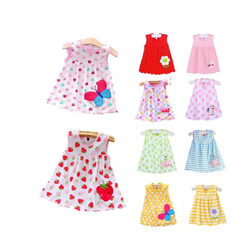 HJ (Choose design)0-4years Kids Dress For Girls Baby Dress Kids Dress ...