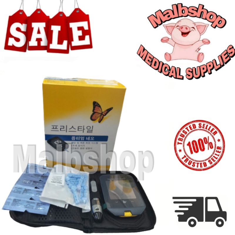 Freestyle Glocuse Glucometer Machine with FREE 10 Strips | Shopee ...