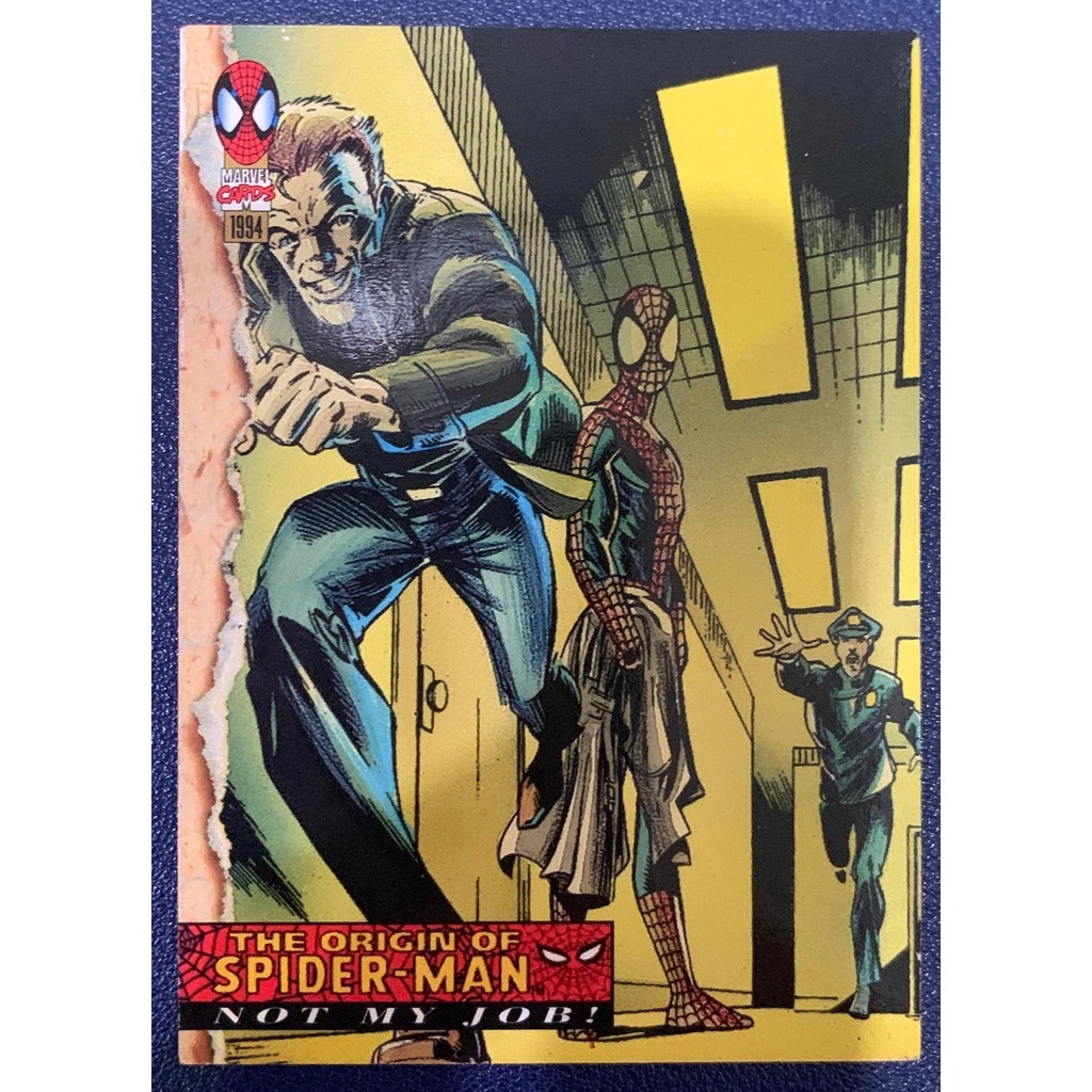 1994 Amazing Spider-Man Trading Card - Origin of Spider-Man | Shopee ...