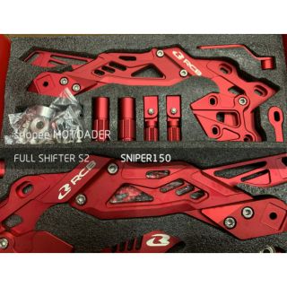 RCB SHIFTER ORIGINAL V6 SNIPER150 BLUE/RED | Shopee Philippines