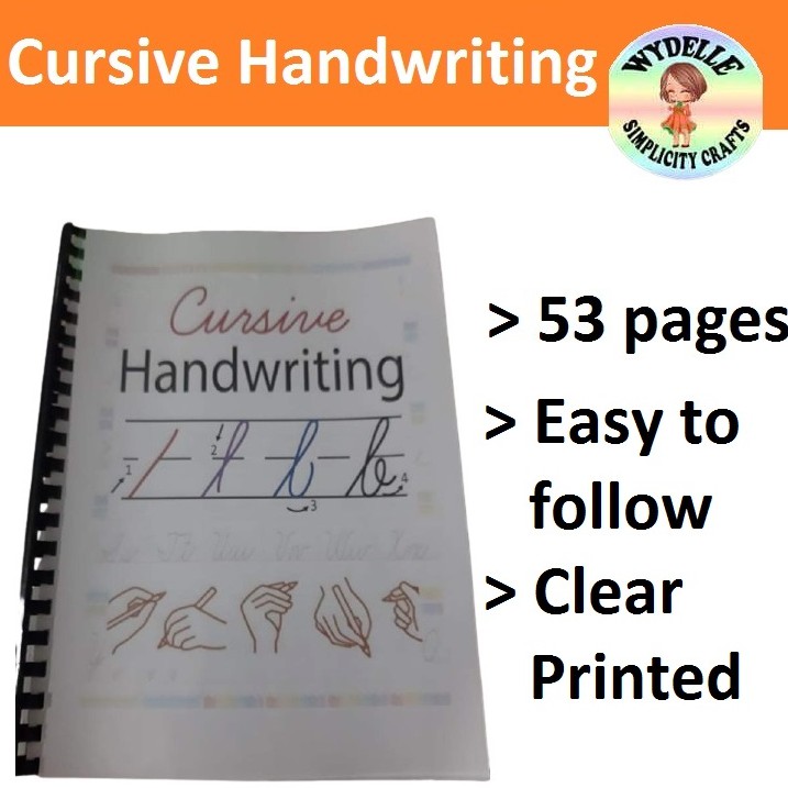Cursive handwriting practices | Shopee Philippines