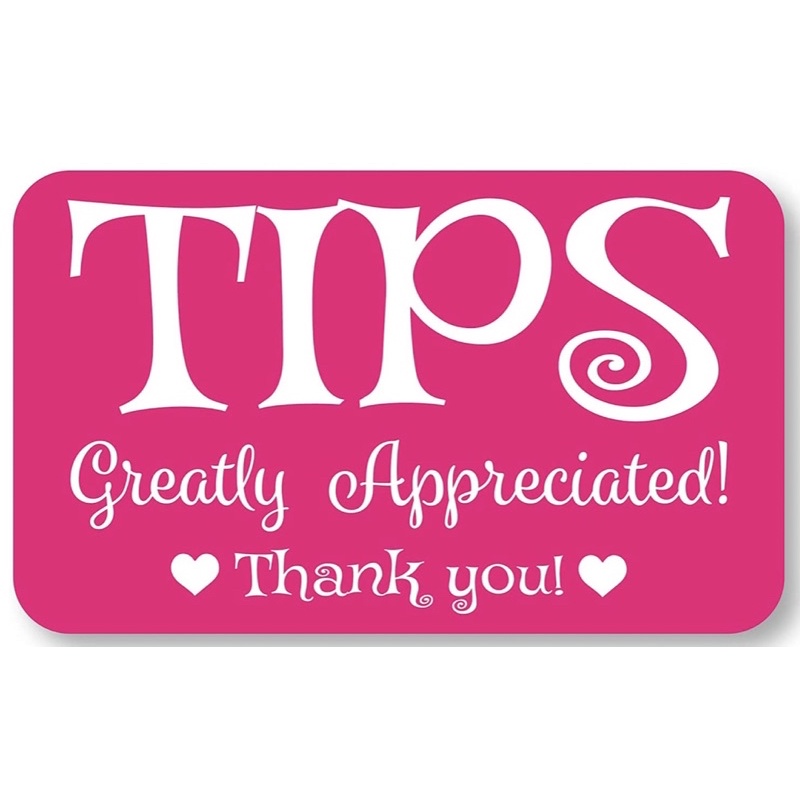 TIPS STICKERS/STICKERS/TIP LABEL | Shopee Philippines