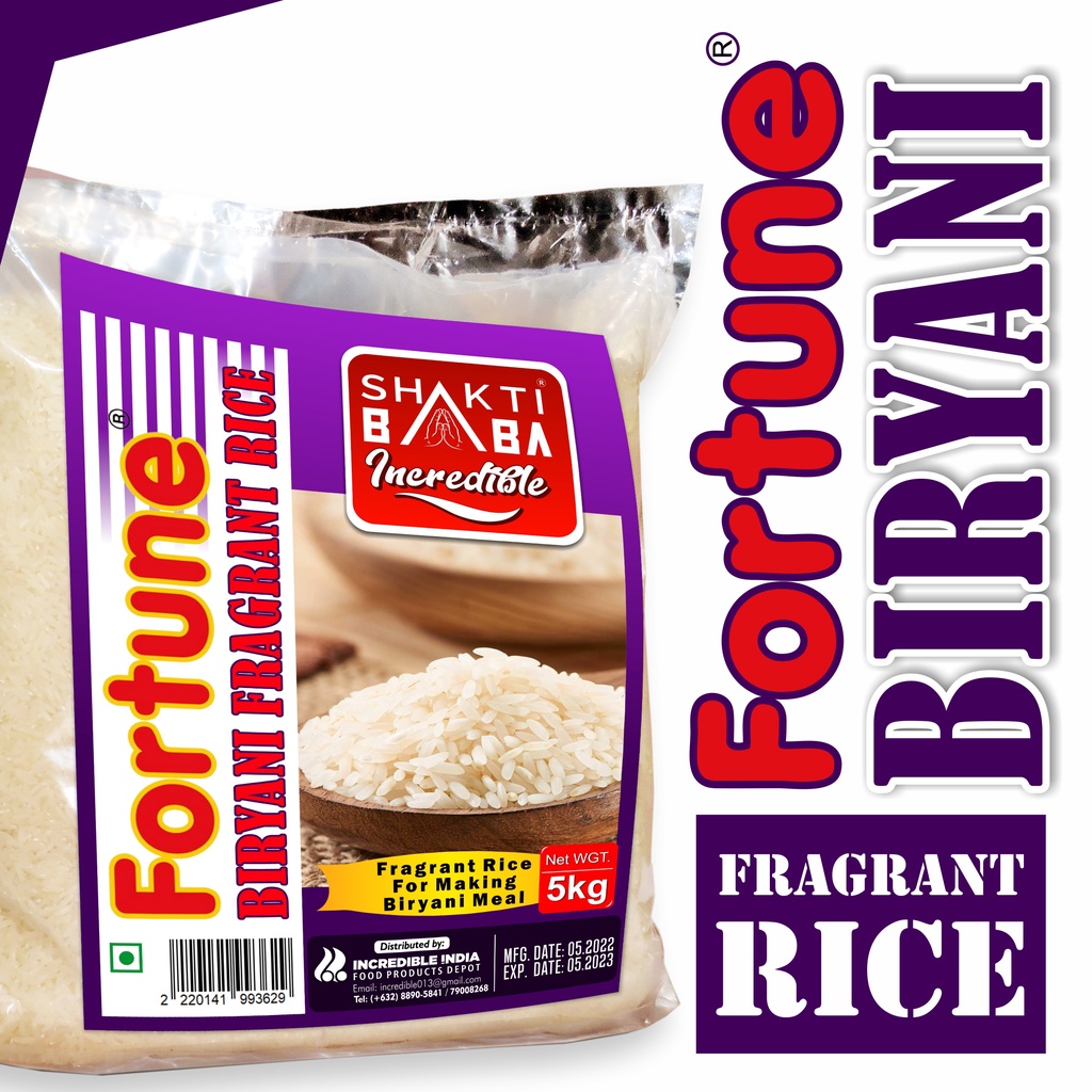 Shakti Baba Fortune Biryani Fragrant Rice 5kg(This is not Basmati Rice ...