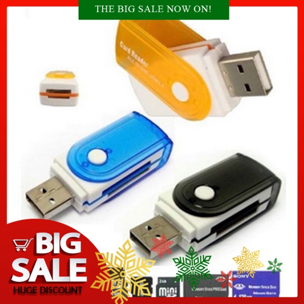 USB 2.0 All in one Multi Memory Card Reader | Shopee Philippines