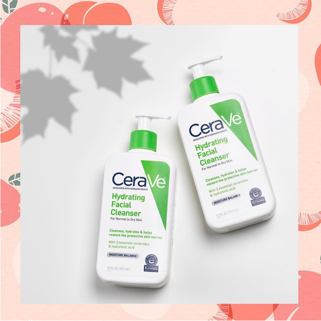 Cerave Hydrating Cleanser Normal To Dry Skin 236ml Or 473ml Shopee