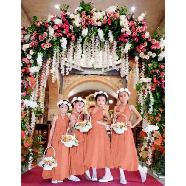 M#6531 Kids Infinity Dress Multi-Way to wear dress for kids | Shopee ...