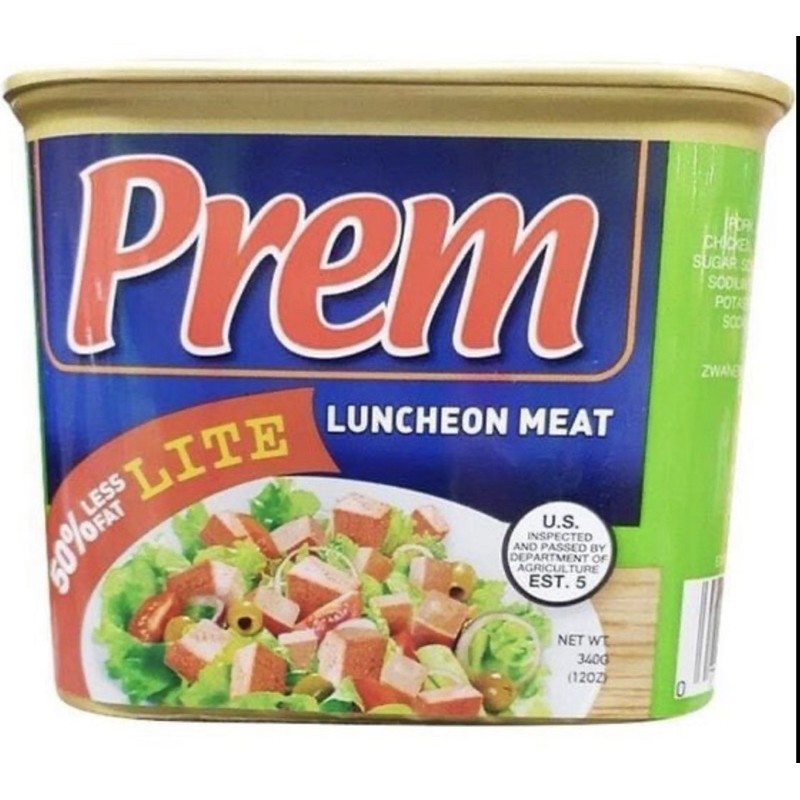 Prem Luncheon Meat Original, Lite and Less Sodium Expiry 2023 presyo ₱160