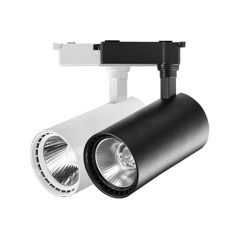 Whole Set COB Track Light LED Track Lamp Rail Spotlight Ceiling Fixture ...