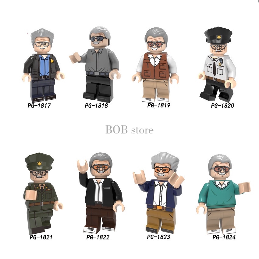 Stan Lee Custom Minifigures Minifigs Fit Lego | atelier-yuwa.ciao.jp
