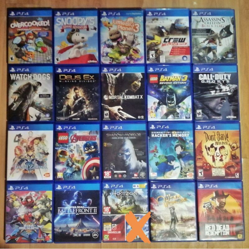 P1's Cheap PS4 Games (120th release) | Shopee Philippines