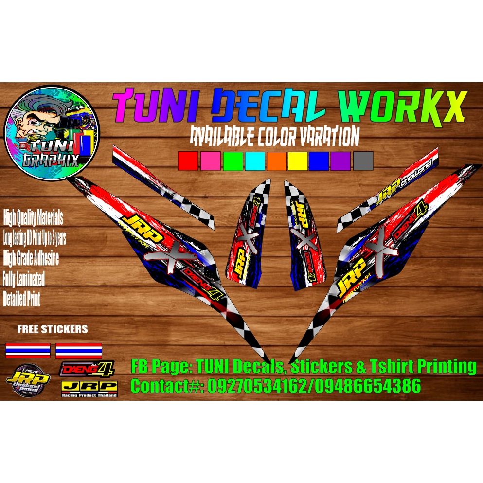 MIO I 125 (JRP X DAENG DECALS V2) W/ FREEBIES | Shopee Philippines