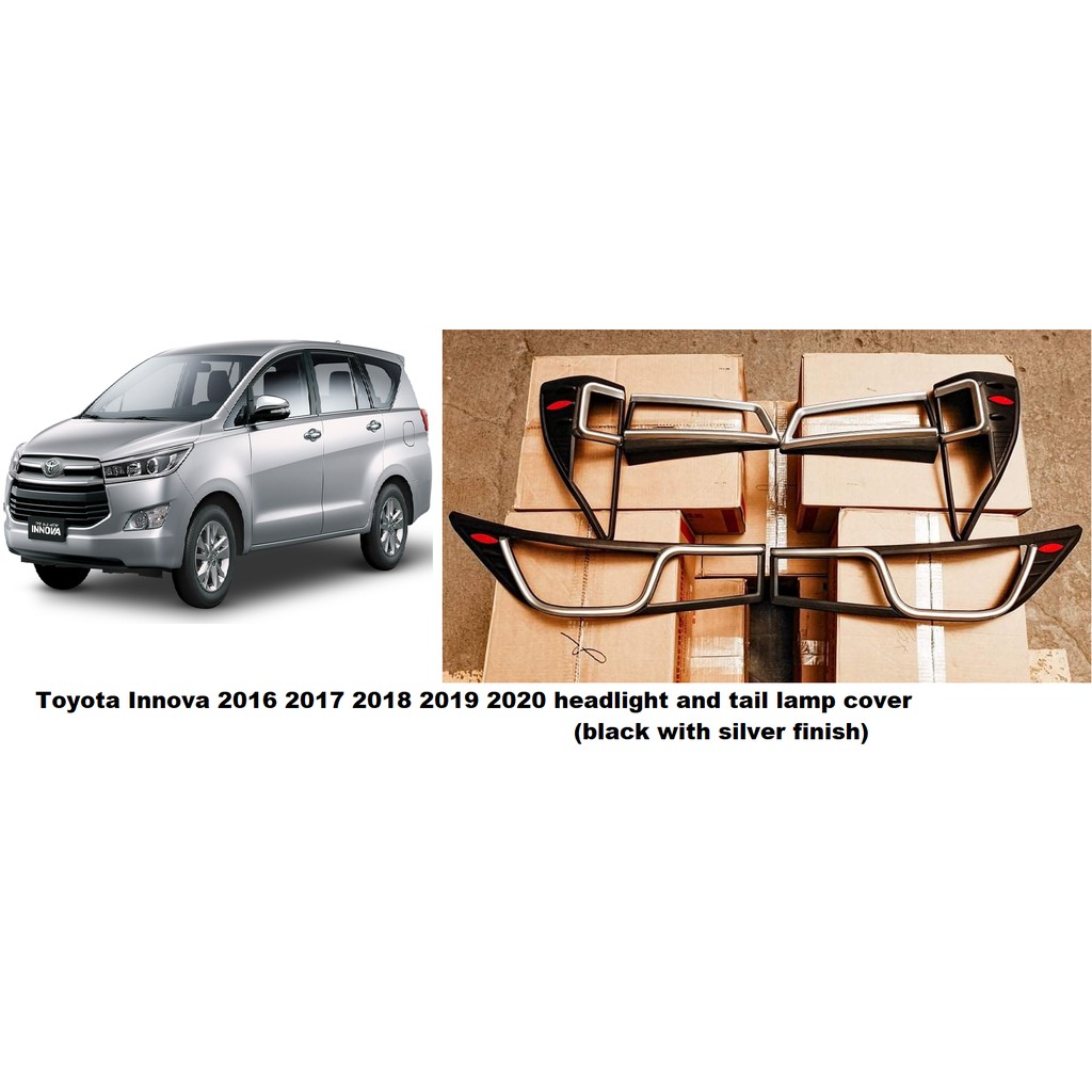 Toyota Innova 2016 2017 2018 2019 2020 headlight and tail lamp cover ...