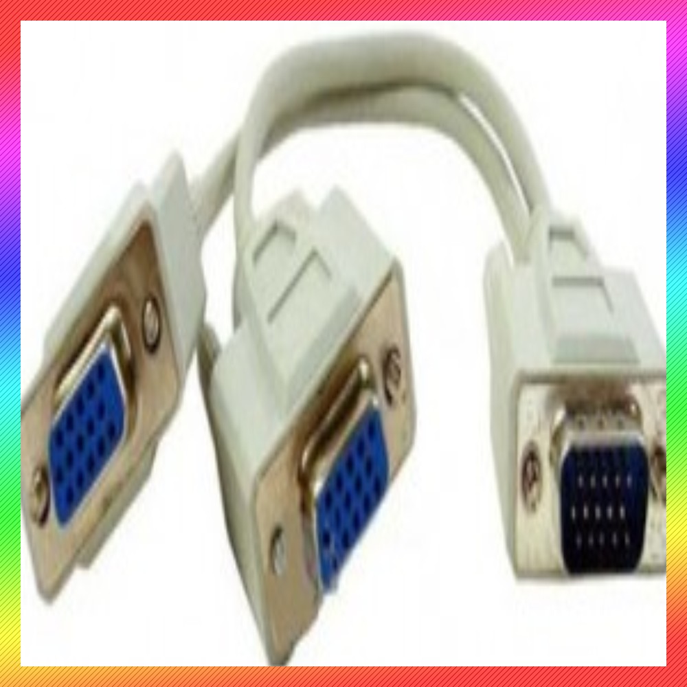 Vga Y Cable Branch VGA To 2 VGA Model CB2584 | Shopee Philippines