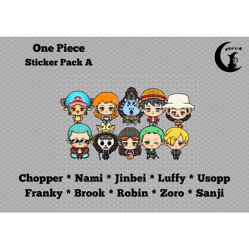 One Piece Characters Sticker Pack ( Individual Pick ) | Shopee Philippines
