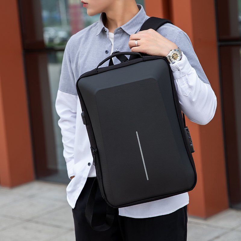 Fashion Backpack laptop bag Business shoulder bags three-dimensional ...