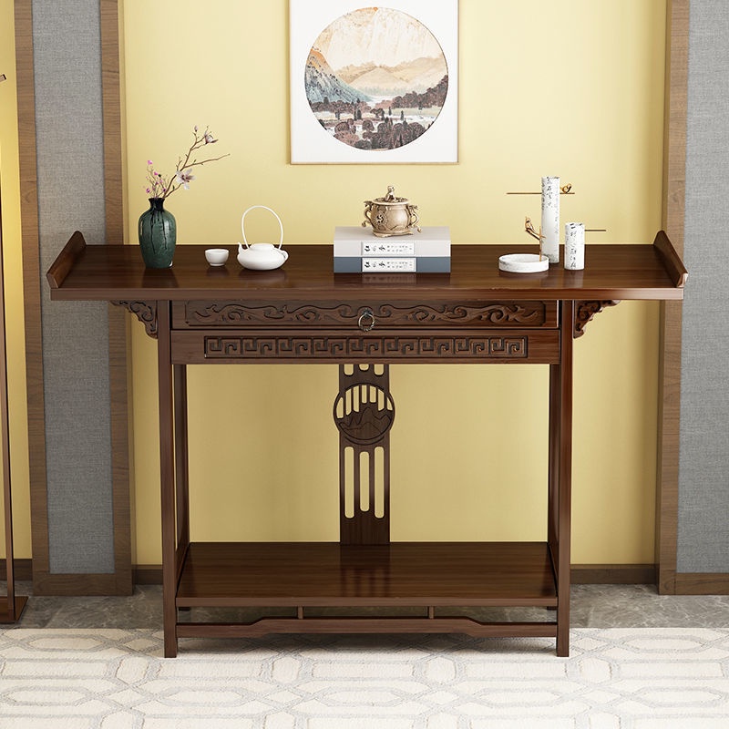Console Entrance Feng Shui Living Room Buddha Table Simple Entrance ...