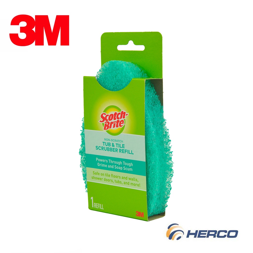 3M Scotch Brite 560 Non-Scratch Tub & Tile Scrubber Refill 1pc | Shopee ...