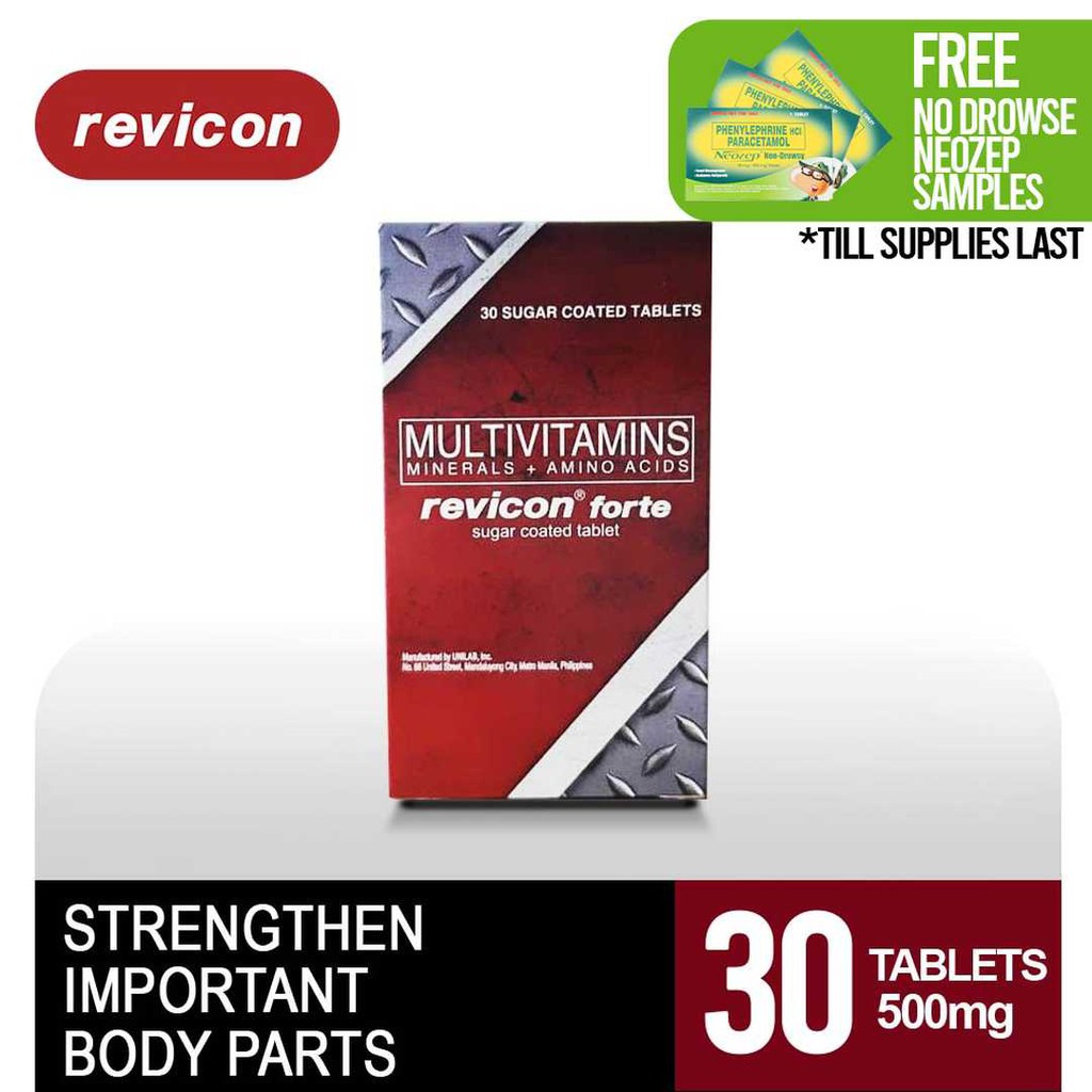 Revicon Forte 30s (For strong and healthy body, helps improve stamina ...