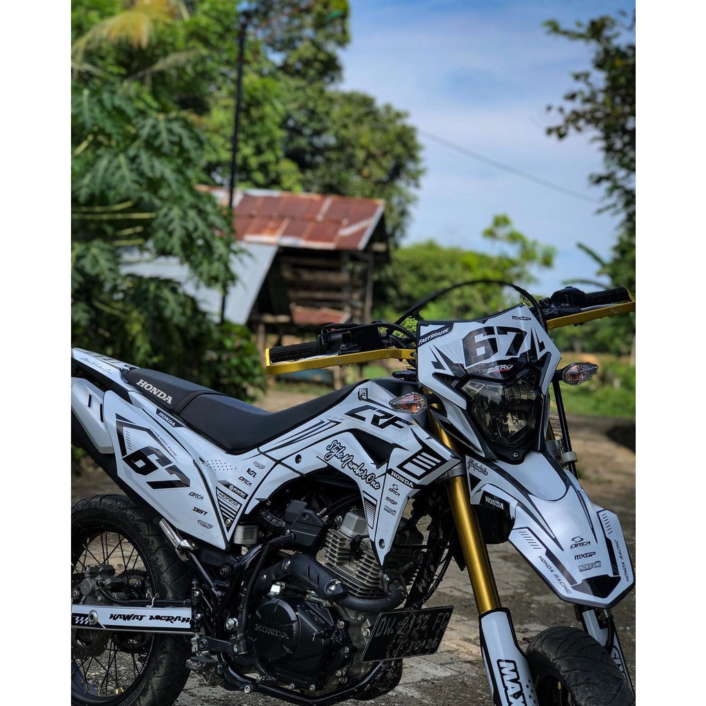 Decal CUSTOM DECAL CRF 150L SUPERMOTO Design Free Design Boss Material ...