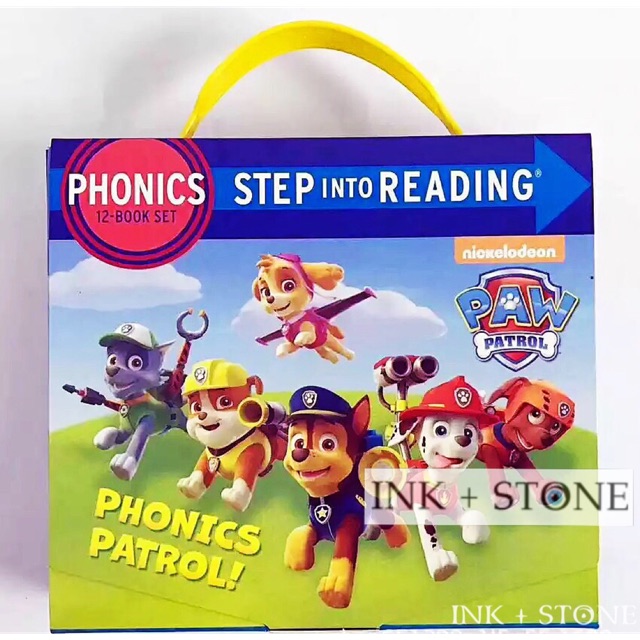Paw Patrol: Step into Reading Phonics (12-Book Set + 2 CDs) | Shopee Philippines