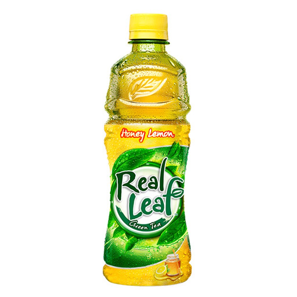 Real Leaf Green Tea Honey Lemon 480mL | Shopee Philippines