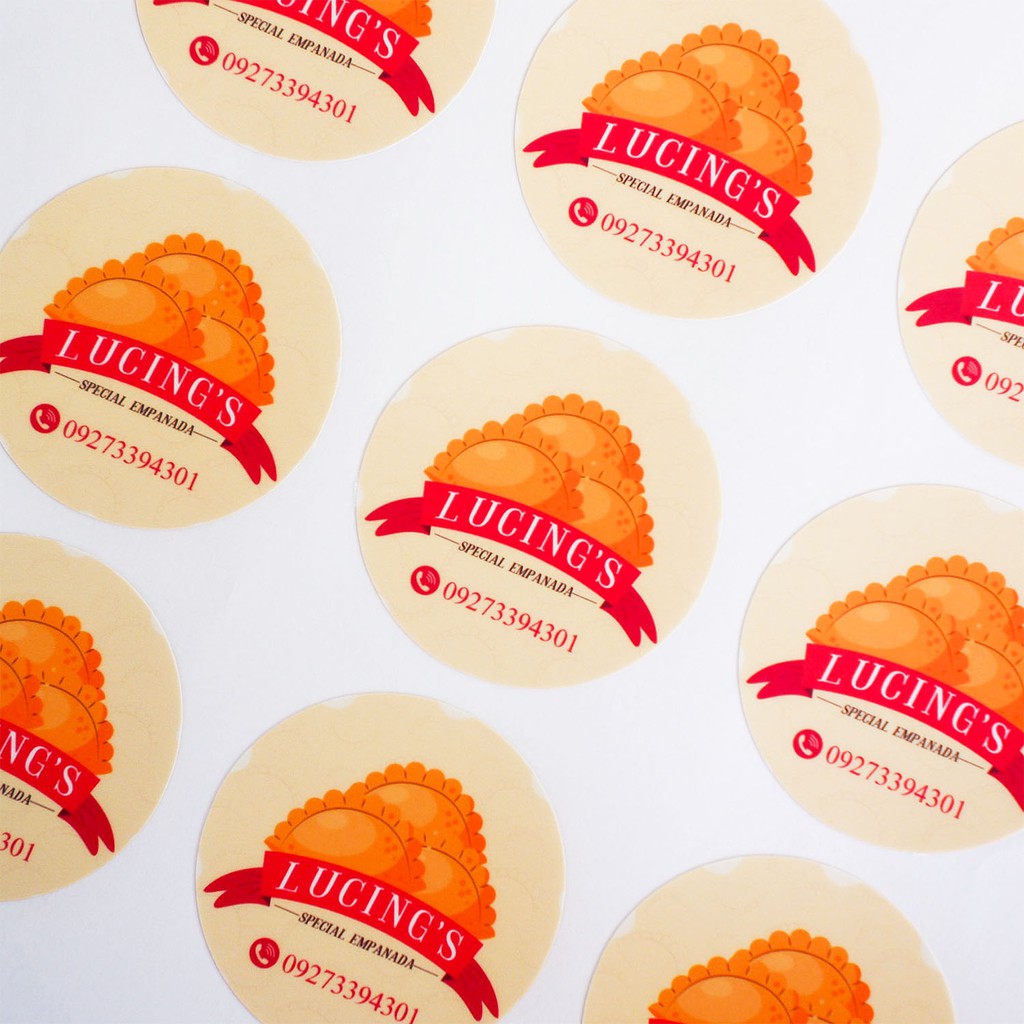 Product Label Ordinary LAMINATED Sticker PER SHEET | Shopee Philippines