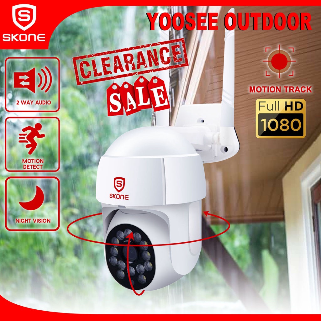 CCTV Camera Wireless Outdoor CCTV IP Camera Yoosee Round Type PTZ ...