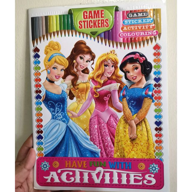Disney Princess/Princesses Activities, Activity & Coloring Book for ...