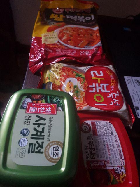 Ottogi Rice Tteokbokki Topokki Rice Cake Fish Cake 426g | Shopee ...