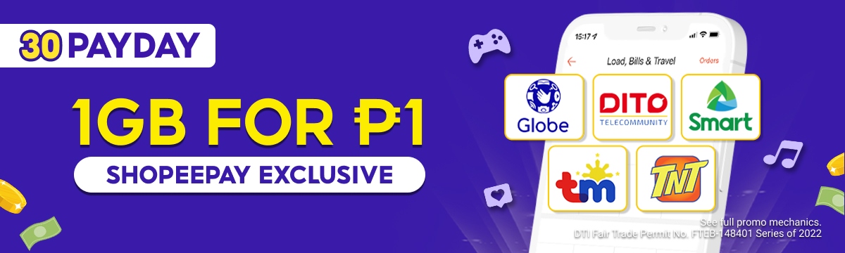 Load & Data Promos December 2022 | Shopee PH