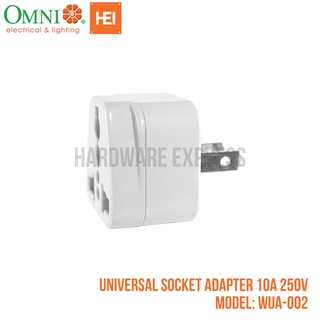 OMNI Universal Socket Adapter / Adaptor 10A 250V WUA-002 | Shopee ...