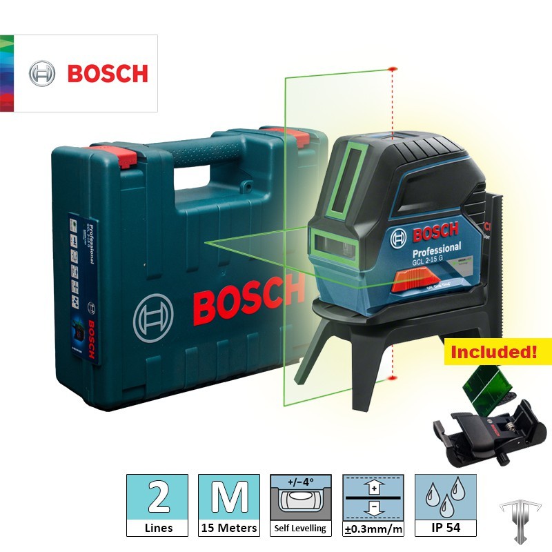 Bosch GCL 2-15 G Professional Green Line Laser | Shopee Philippines