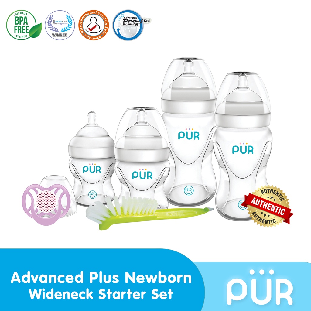 Pur Advanced Plus Wideneck Gift Set (100% Anti-Colic Bottles) | Shopee ...