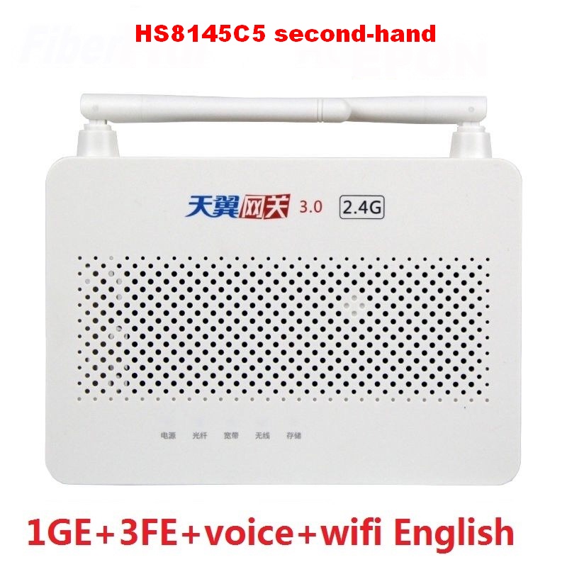 EPON ONU HS8145C5 eg8141a5 ONT termianl with 1GE+3FE+voice+wifi English ...