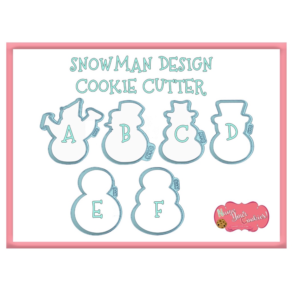 SNOWMAN SHAPE COOKIE CUTTER | Shopee Philippines