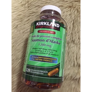 kirkland alaskan salmon whole fish oil 1200mg 320softgels original ...