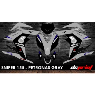 Sniper 155 Petronas Gray Whole Decal Sticker | Shopee Philippines