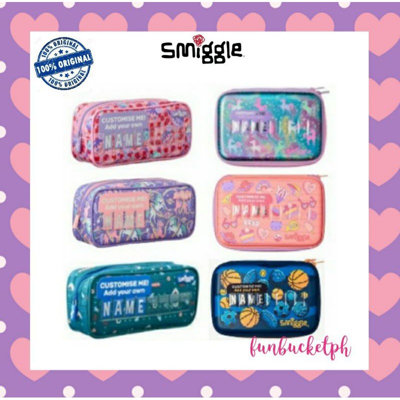 Smiggle Craze and Cruiser ID Pencil Case - Soft and Hardtop | Shopee ...
