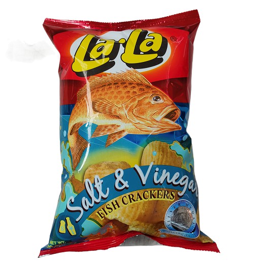 Lala Fish Crackers Salt & Vinegar 100g | Shopee Philippines