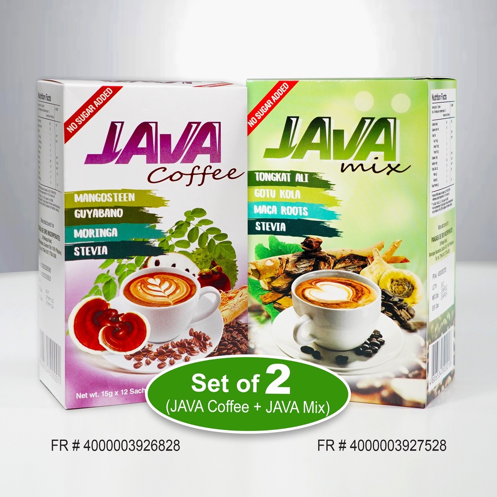Java 8 in 1 Herbal and Health Coffee Mix + Java Mix 9 in 1 Health Coffee Mix - Set of 2 | Shopee ...