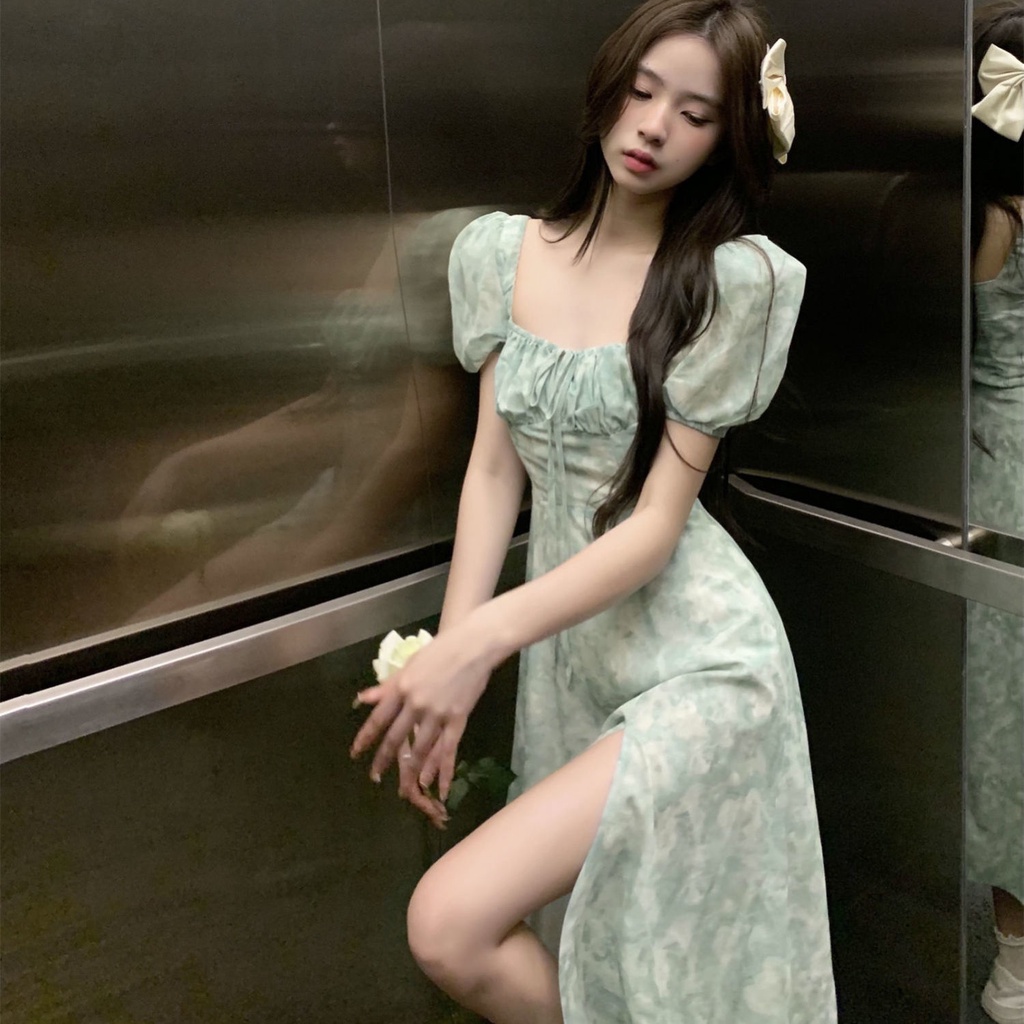 sage mint emerald green dress filipiniana sassy elegant korean casual ...