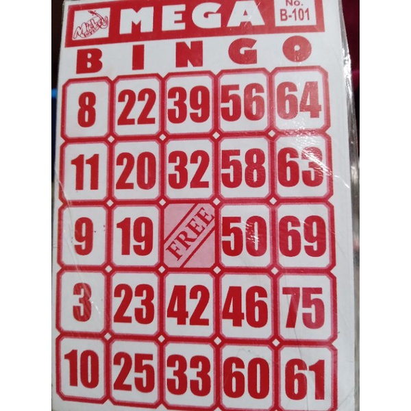100 pcs Bingo Card.. | Shopee Philippines