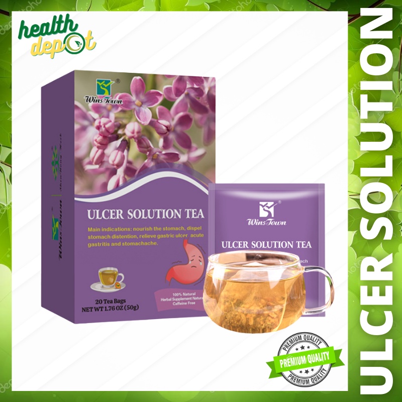 Health Depot Ulcer Solution Tea Healing Vitamins and Supplement Cure ...