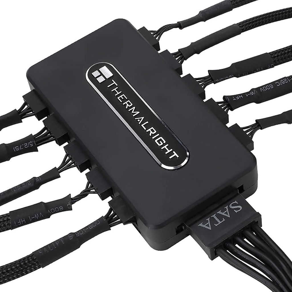 Thermalright PWM Fan Hub PC / ARGB hub. Case Fan Controller 4 Pin 10 ... Thermalright PWM Fan Hub PC / ARGB hub. Case Fan Controller 4 Pin 10 ...