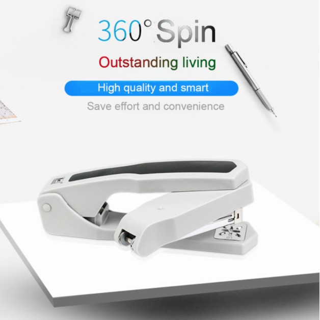 Office Stapler Desk Paper Stapler 360 Degree Rotating Manual Hand ...